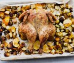 Oven Roasted Butterfly Chicken & Veggies - Cook At Home Mom