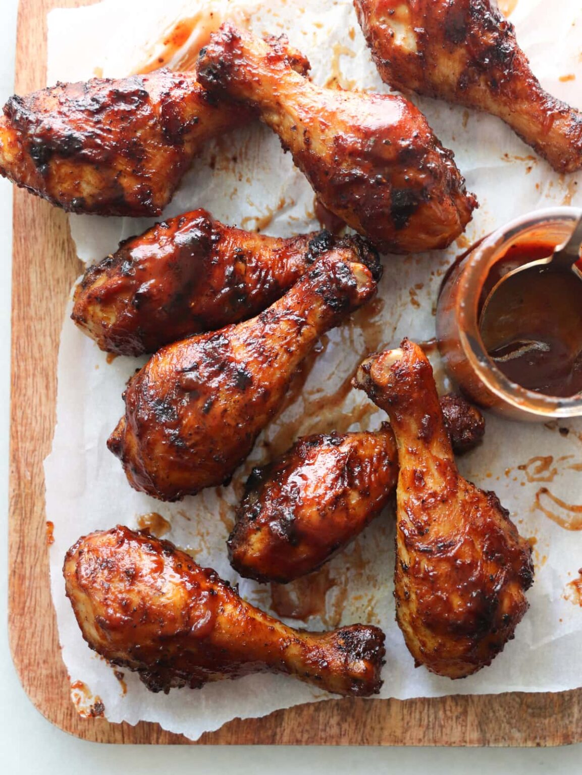 Perfectly Juicy Grilled BBQ Chicken Drumsticks | Cook At Home Mom