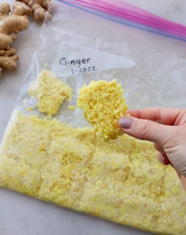 How to Freeze Fresh Ginger (In 5 Minutes) - Cook At Home Mom