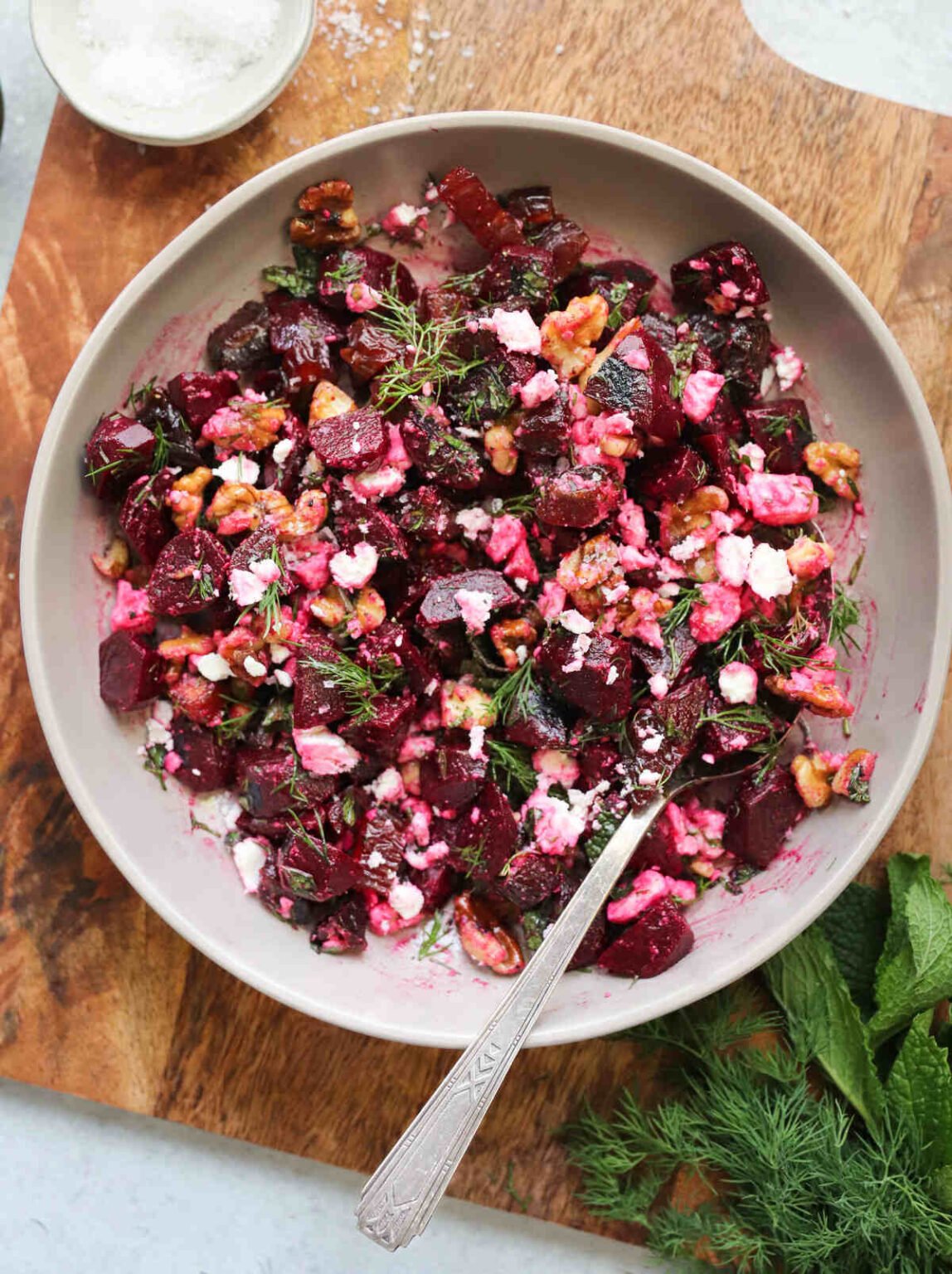 Beetroot and Feta Salad | Cook At Home Mom