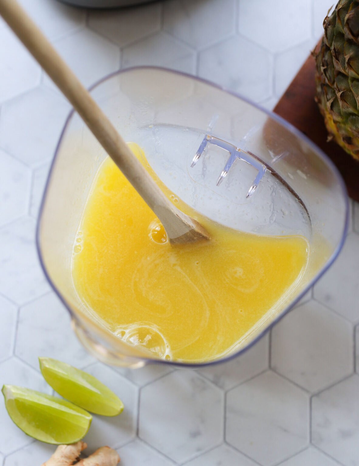 Fresh Pineapple Ginger Juice - Cook At Home Mom Fresh Pineapple Ginger Juice - Cook At Home Mom