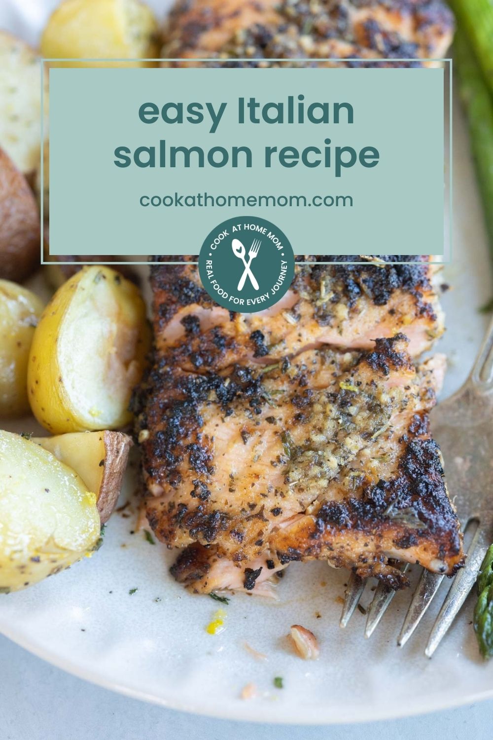 Easy Italian Salmon Recipe | Cook At Home Mom