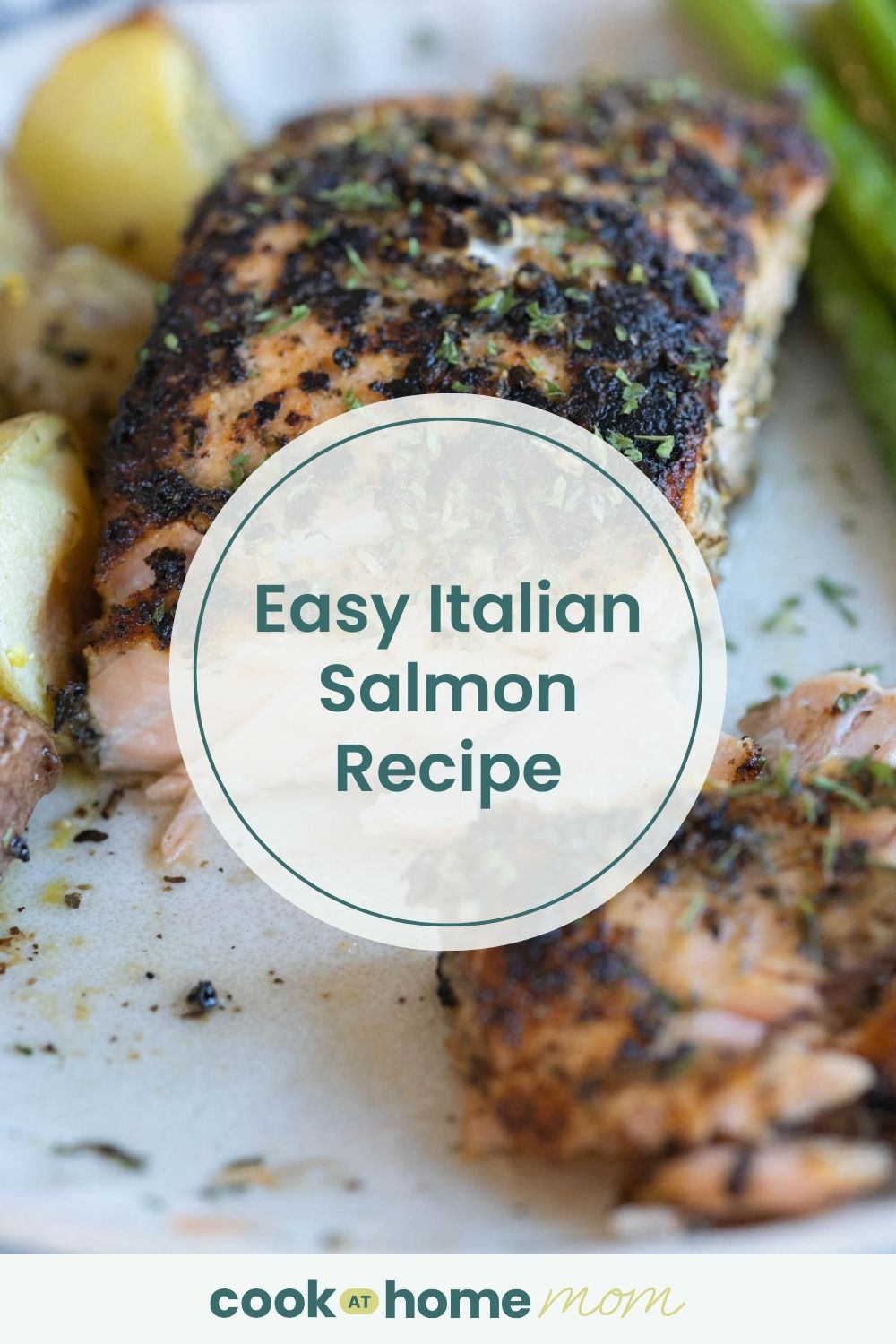 Easy Italian Salmon Recipe | Cook At Home Mom
