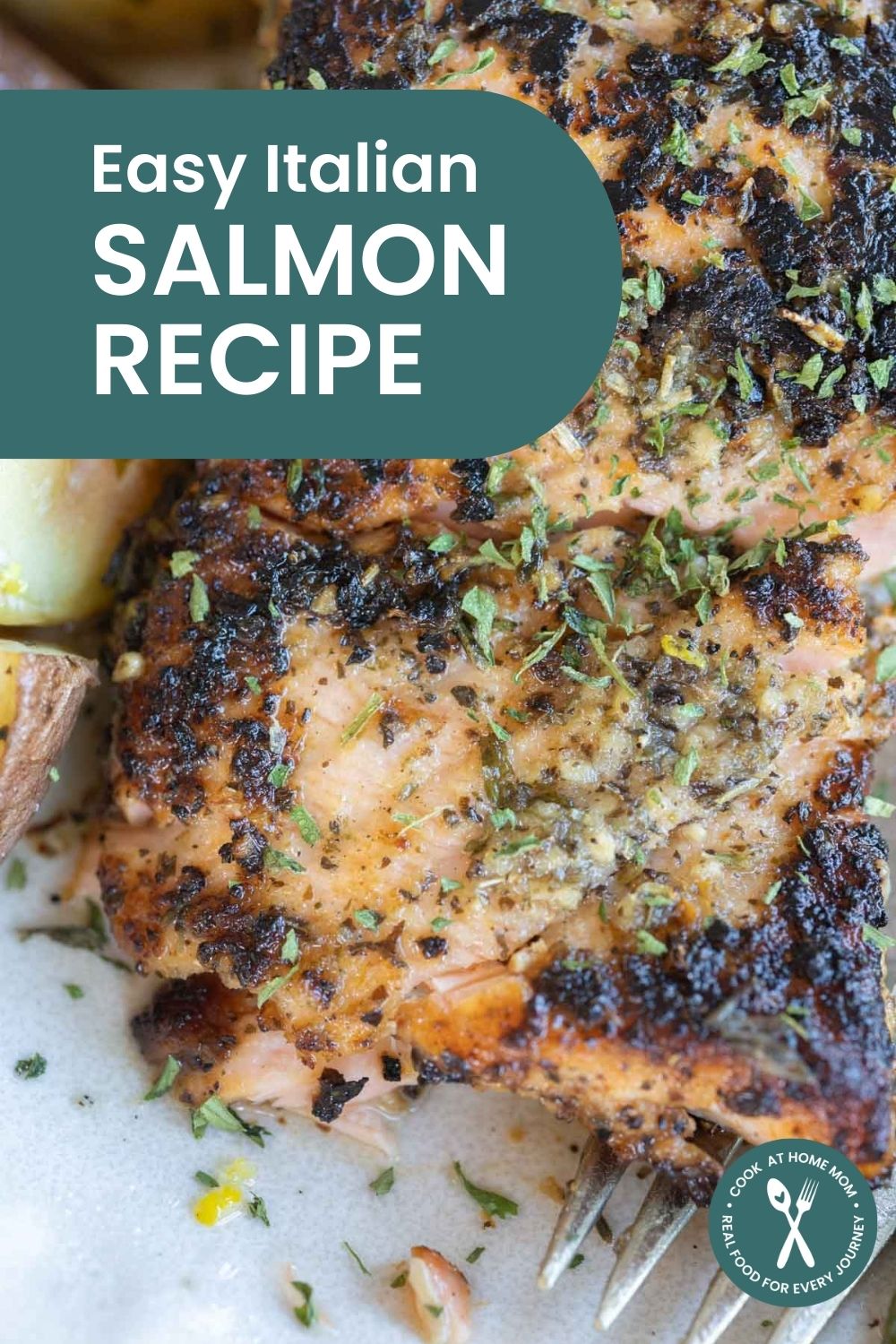 Easy Italian Salmon Recipe | Cook At Home Mom