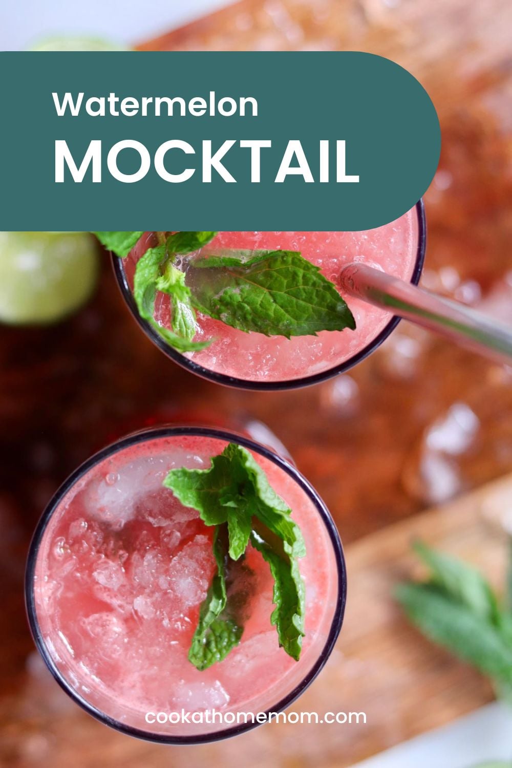 Watermelon Mocktail | Cook At Home Mom
