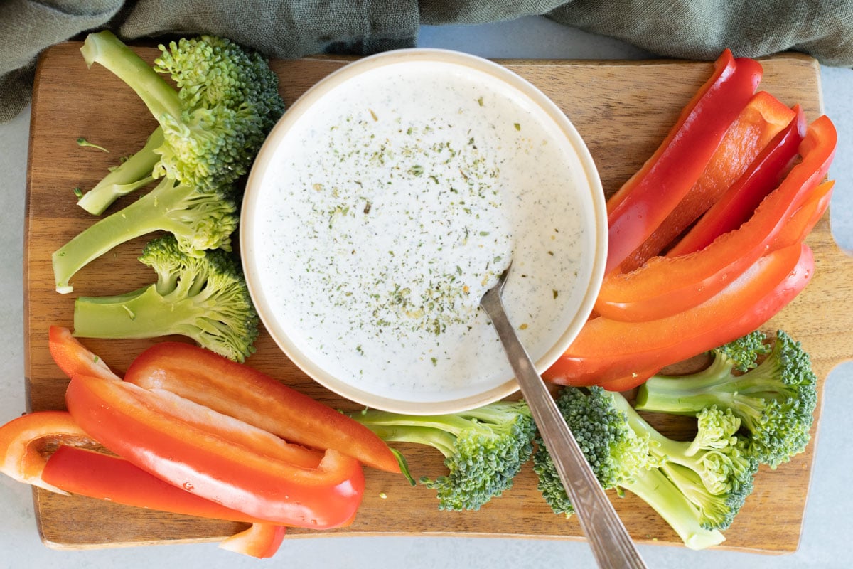 Healthy Ranch Dressing | Cook At Home Mom