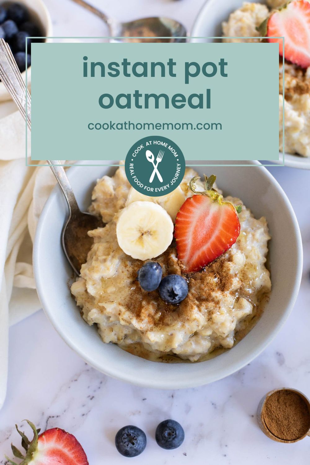 Instant Pot Oatmeal (Quick & Super Creamy!) | Cook At Home Mom