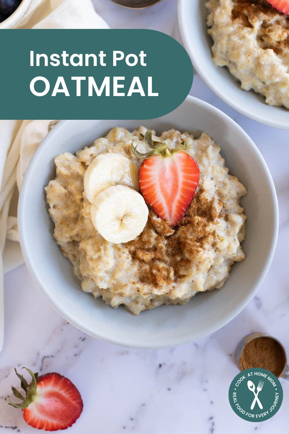 Instant Pot Oatmeal (Quick & Super Creamy!) | Cook At Home Mom