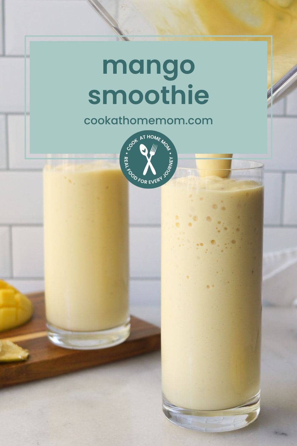 Refreshing Mango Smoothie (Just 3 Ingredients!)