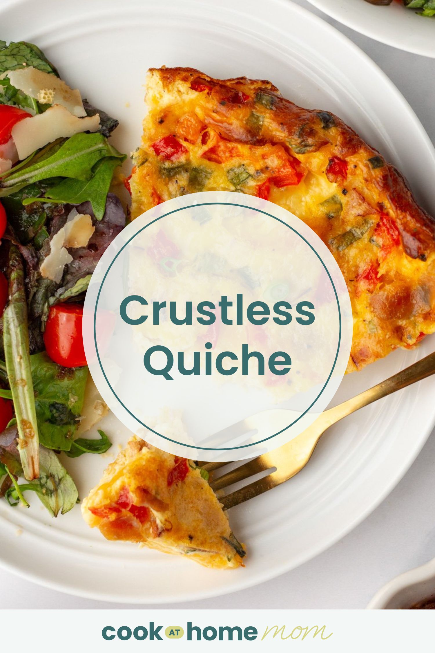 Crustless Quiche | Cook At Home Mom