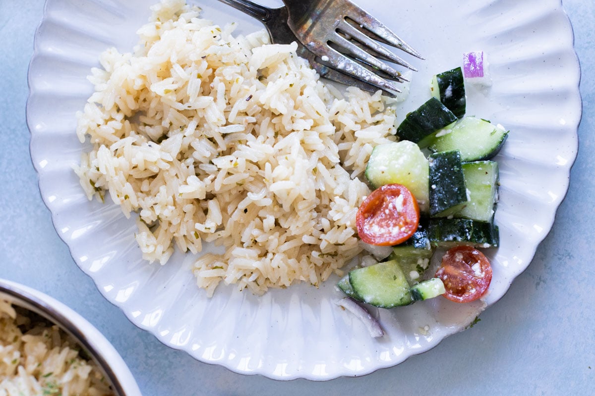 Greek Rice | Cook At Home Mom
