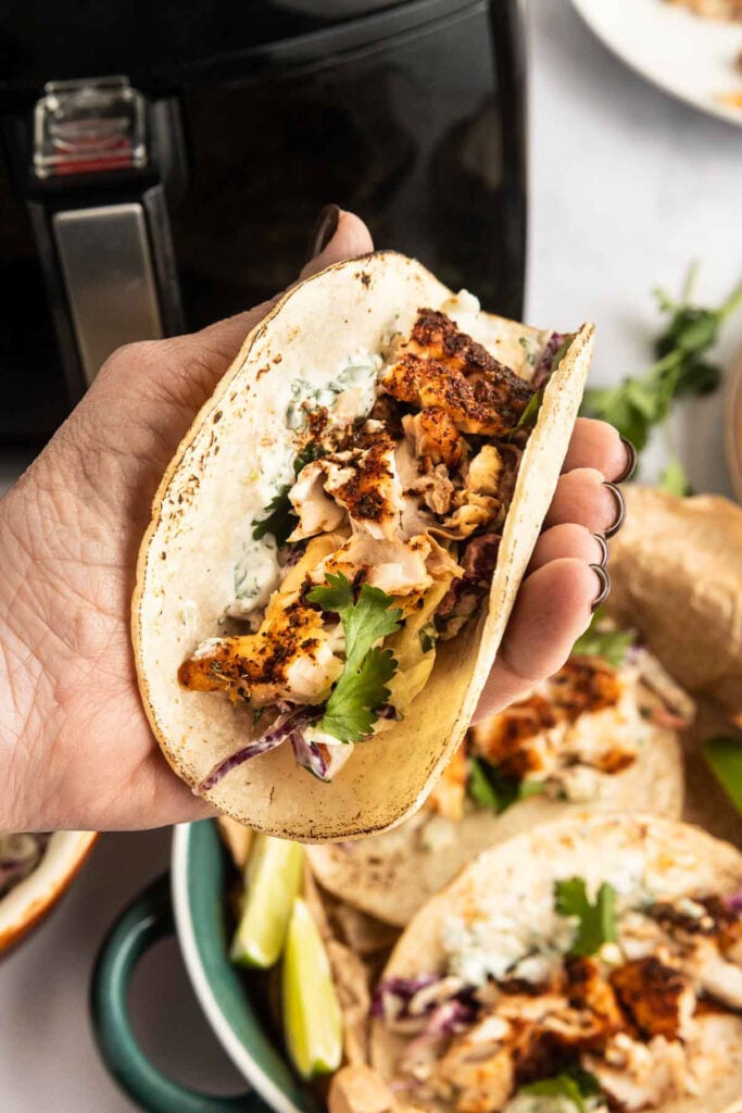 Air Fryer Fish Tacos | A Kid-Friendly, 20-Minute Dinner!